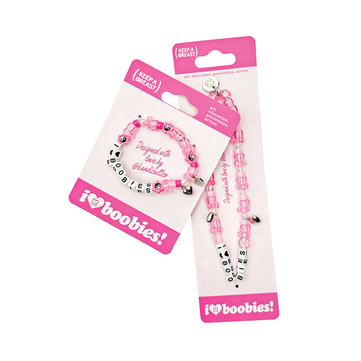 i love boobies Bracelets | Keep A Breast Foundation